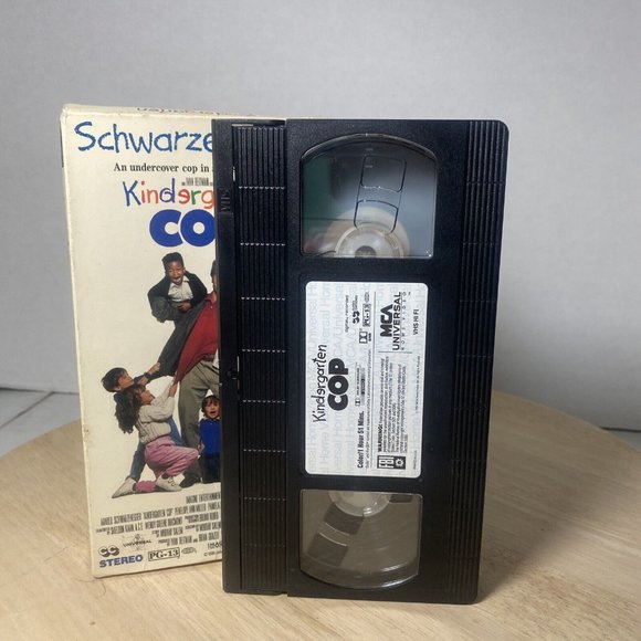 Media | Kindergarten Cop Vhs 1991 Arnold Schwarzenegger | Poshmark